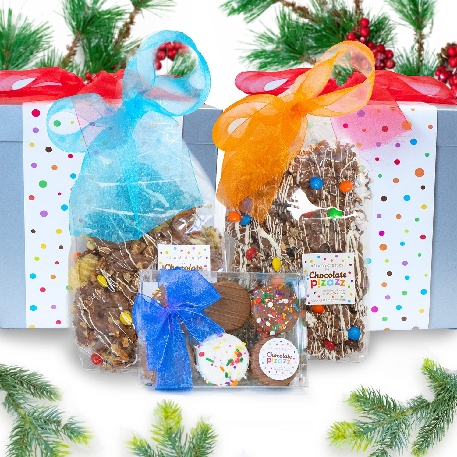 Pizazz Large Holiday Box – Mostly Chocolate